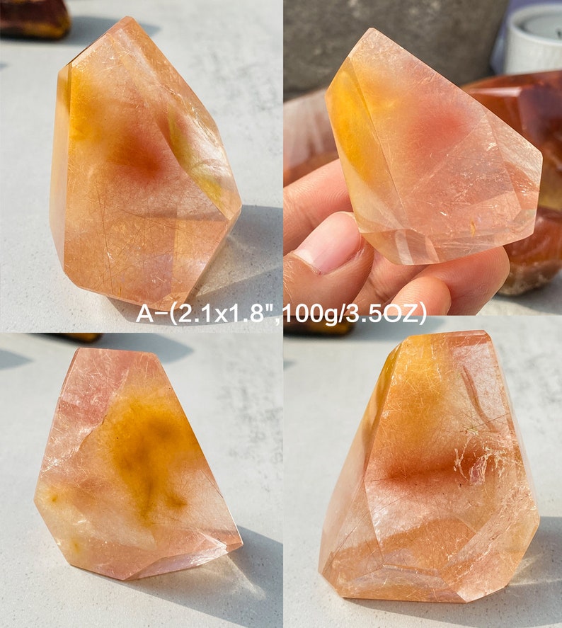 Rare Red Rabbit Hair Stone Freeform Specimens Crystal - Etsy