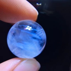 Natural Blue / Red Needles Quartz Sphere, Crystal Sphere, Making ...