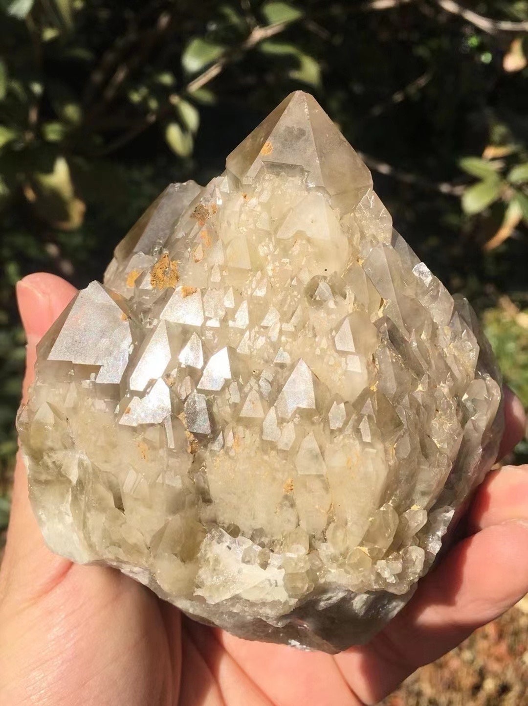 Smoky Citrine Skeletal Crystal, Skeletal Citrine Quartz, Elestial ...