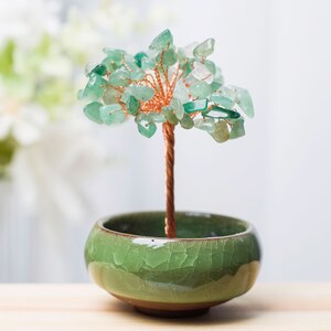 Crystal Chip Tree, 7 Chakra Gemstone, Wire Wrapped Tree of Life ...