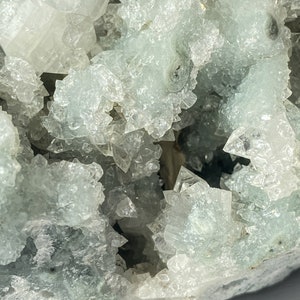 Huge Shimmering Clear Apophyllite Druzy Cluster , Apophyllite Cluster ...