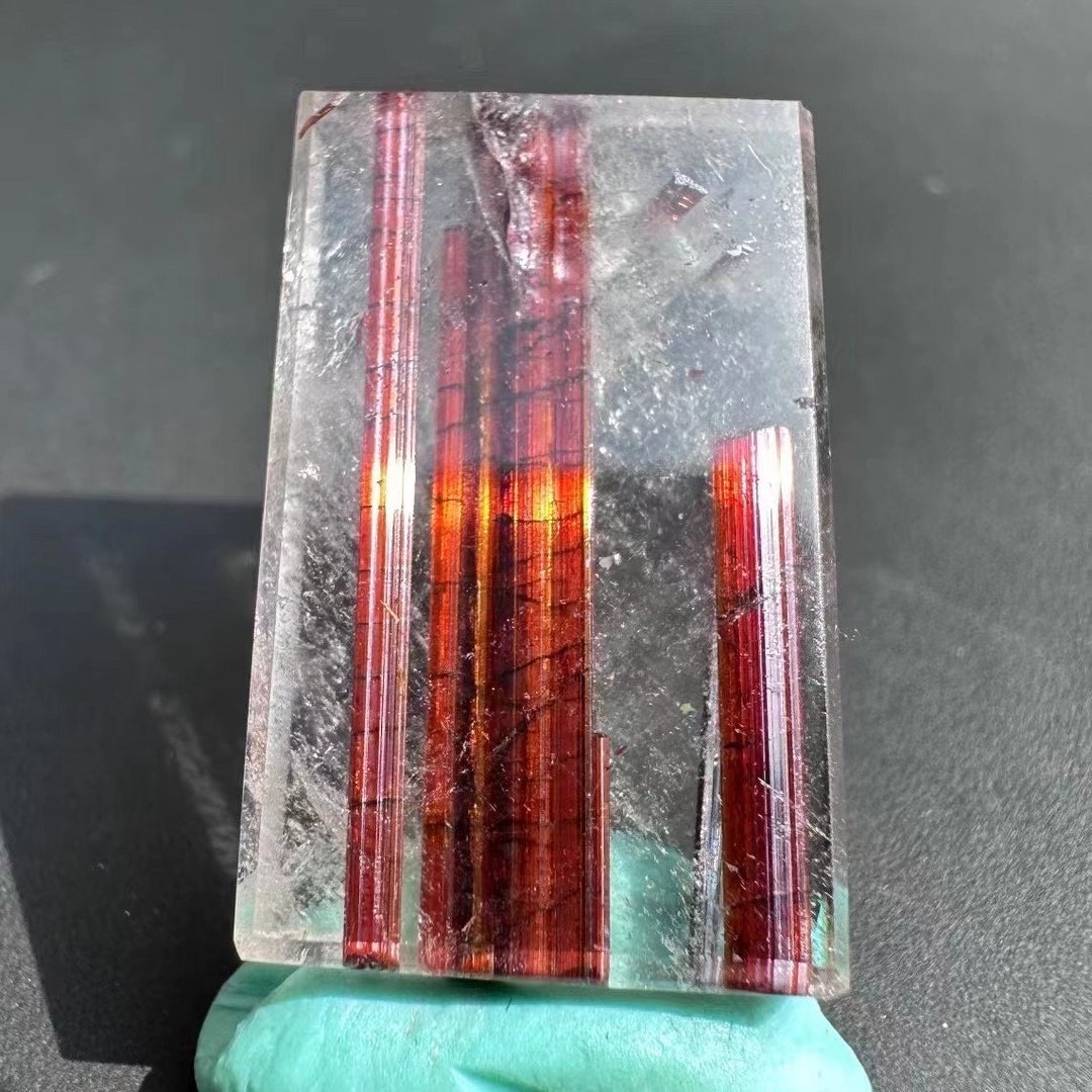 Red Rutilated in Quartz Square Brand, Bronze Copper Rutilated Quartz ...