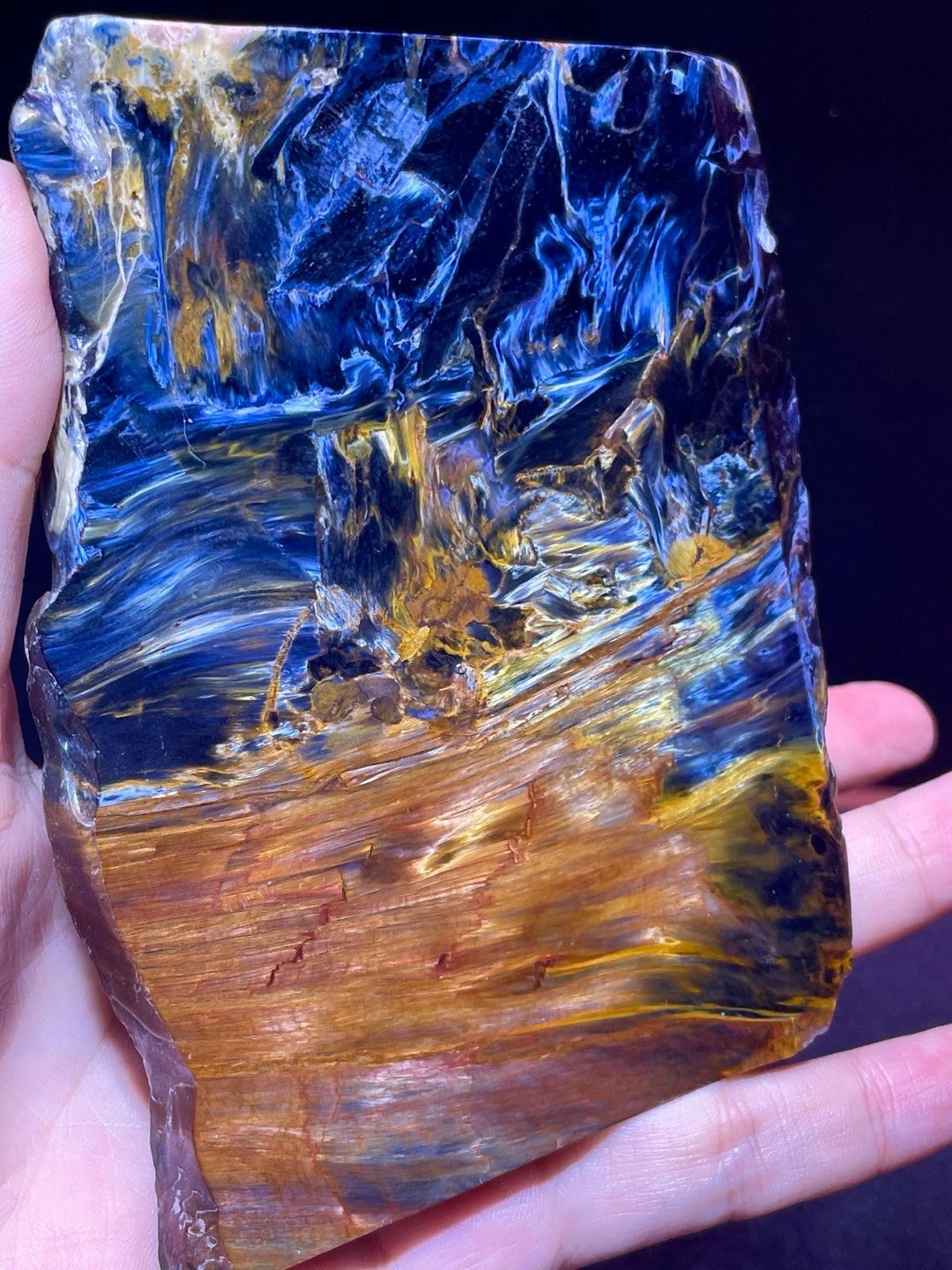 Rare Pietersite Gemstone, Freeform Tempest Stone, Home Decor - Etsy
