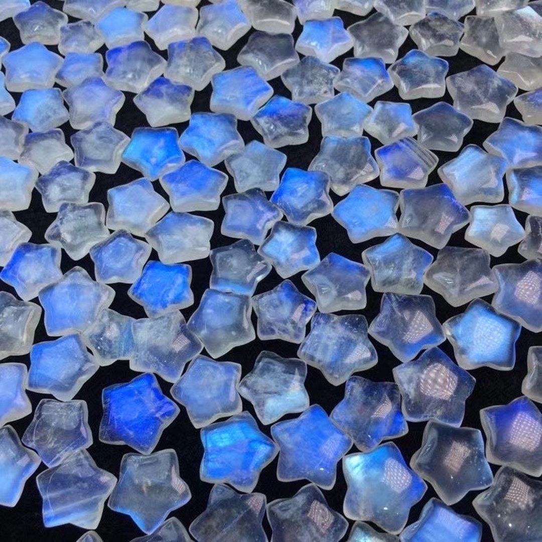 Moonstone Stars DIY Bead, Crystal Decoration Moonstone Star, Jewelry ...
