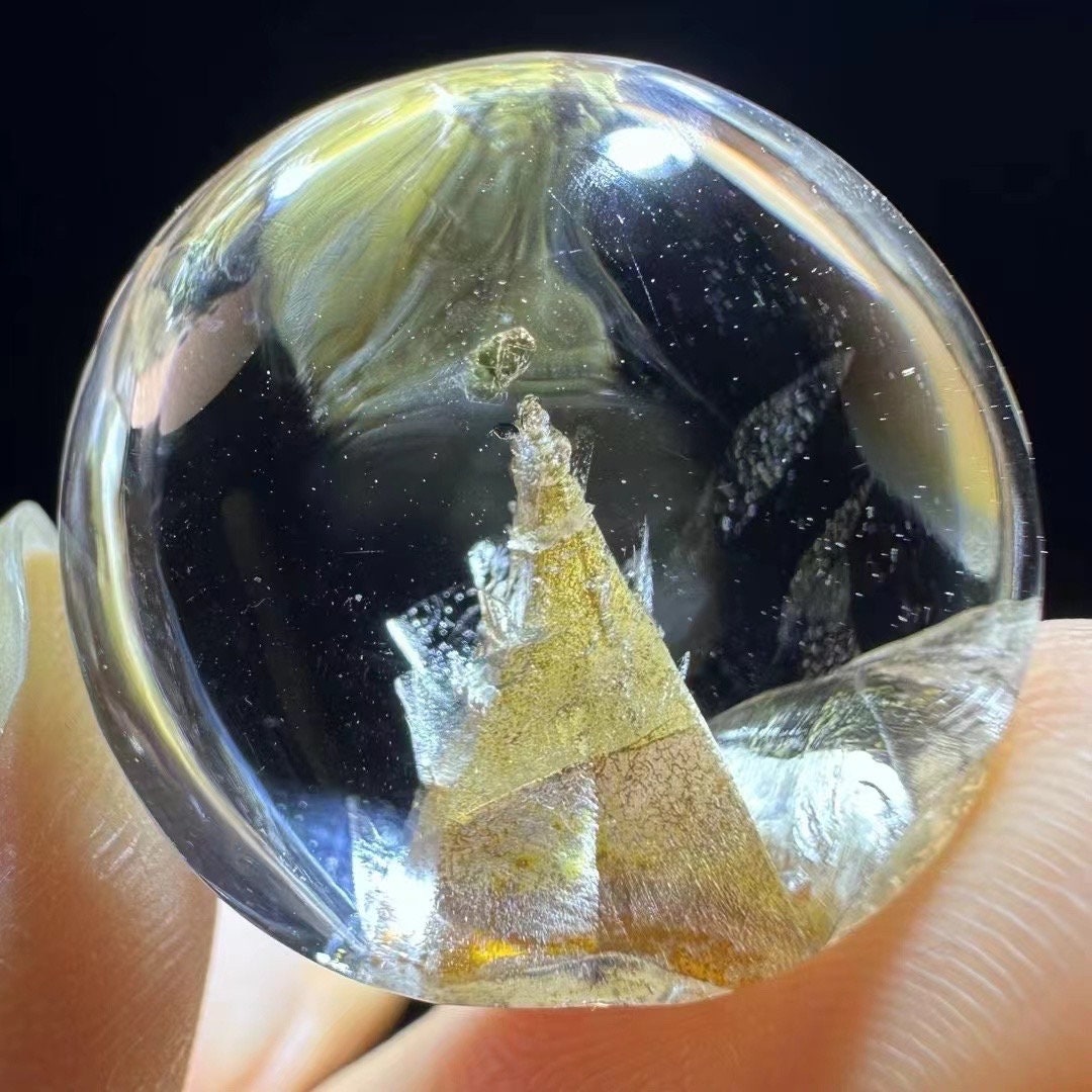 Natural Gold Phantom Quartz in Quartz / Manifestation Quartz / Baby ...