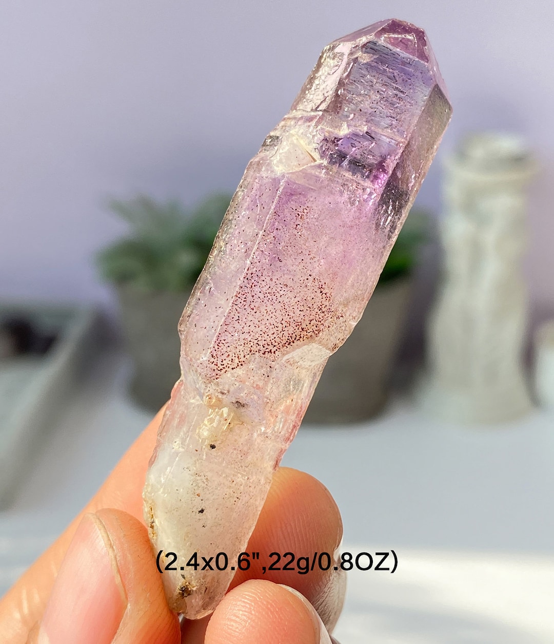 Raw Super Seven Crystal Point Super Seven Scepter Purple - Etsy