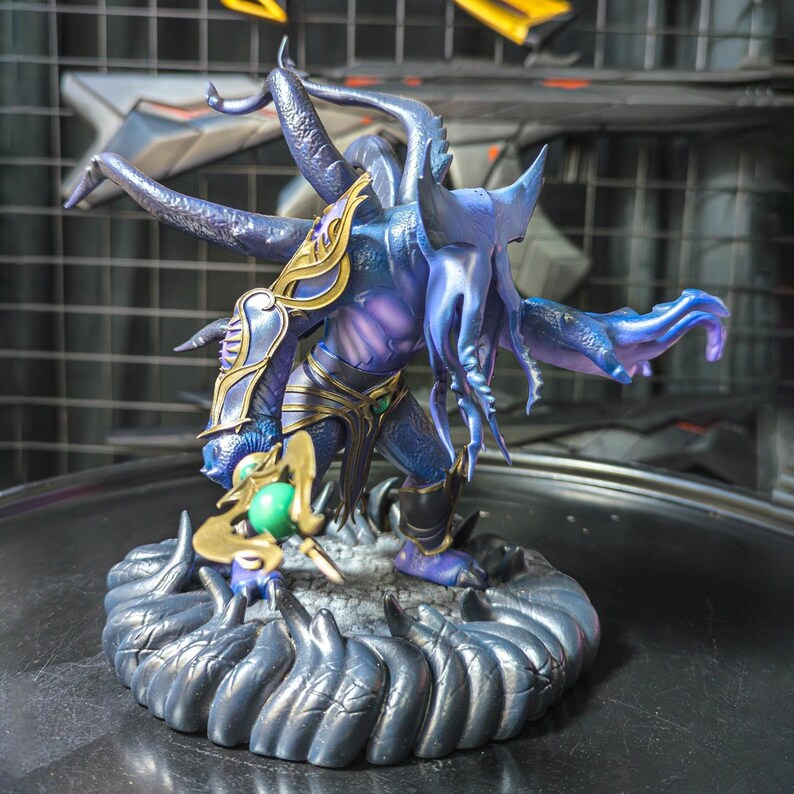 Faceless Void Statue: Hand Painted Dota 2 Gamer Figurine - Etsy