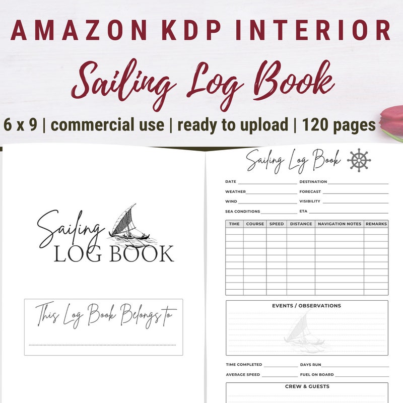 Sailing Log Book - Etsy