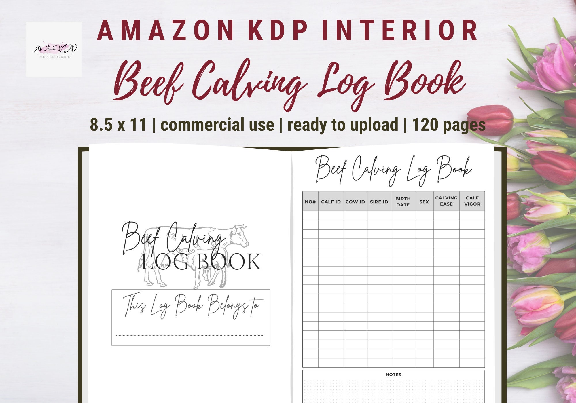 Customized Calving Book - Etsy