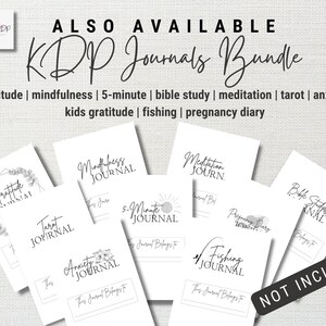 Meditation Journal Canva Editable Template | 6x9 Inches (no Bleed ...