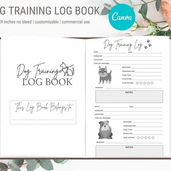 Dog Training Tracker - Etsy