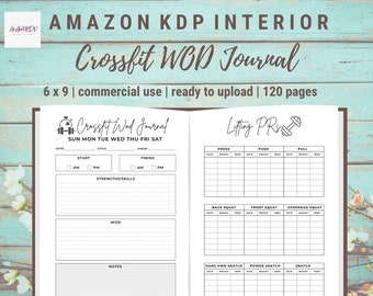 Workout Log Exercise Log Fitness Tracker Weightloss Health Printable ...