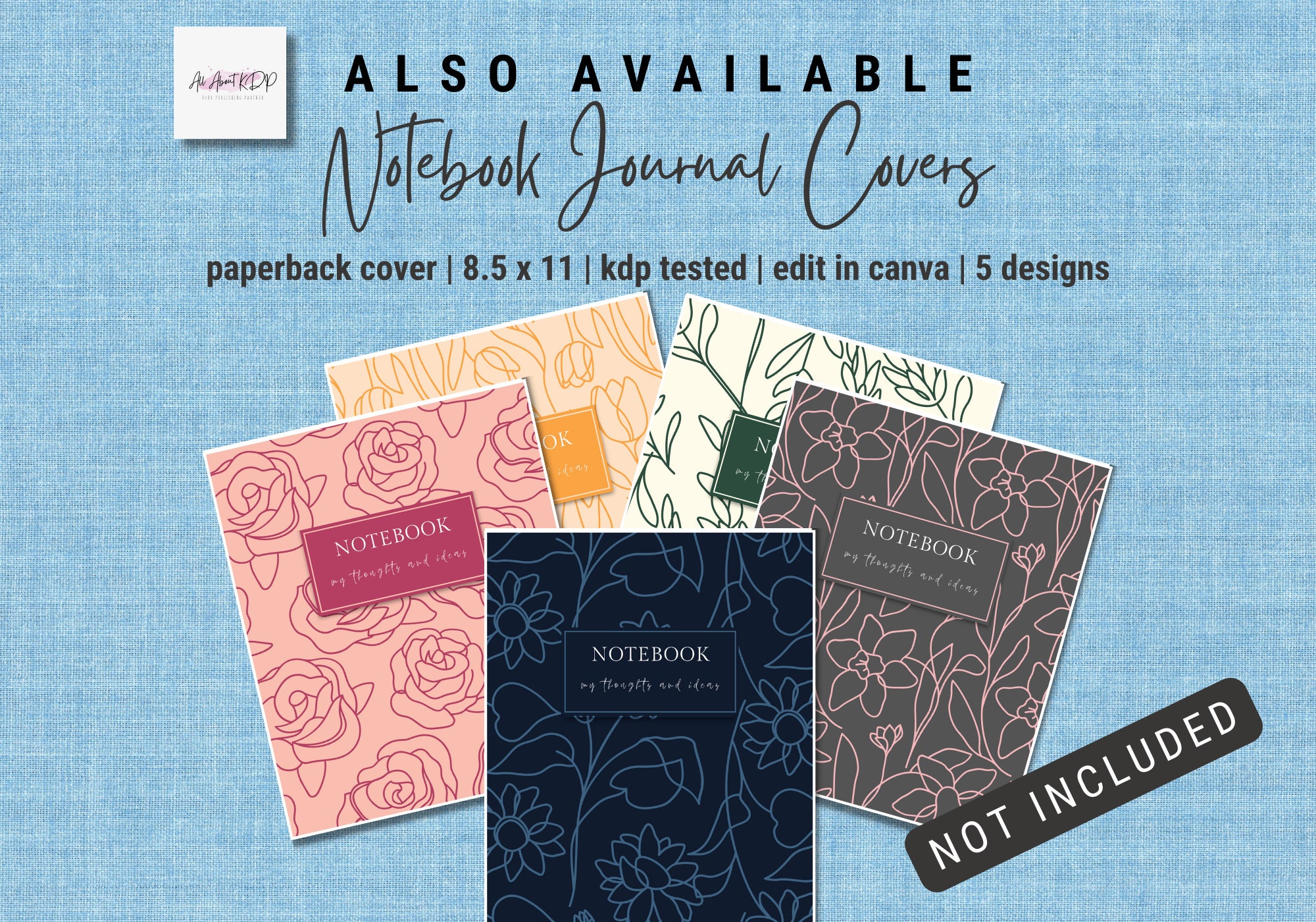 KDP Interiors Bundle | Blank Lined, Dot Grid, Graph Paper, College ...