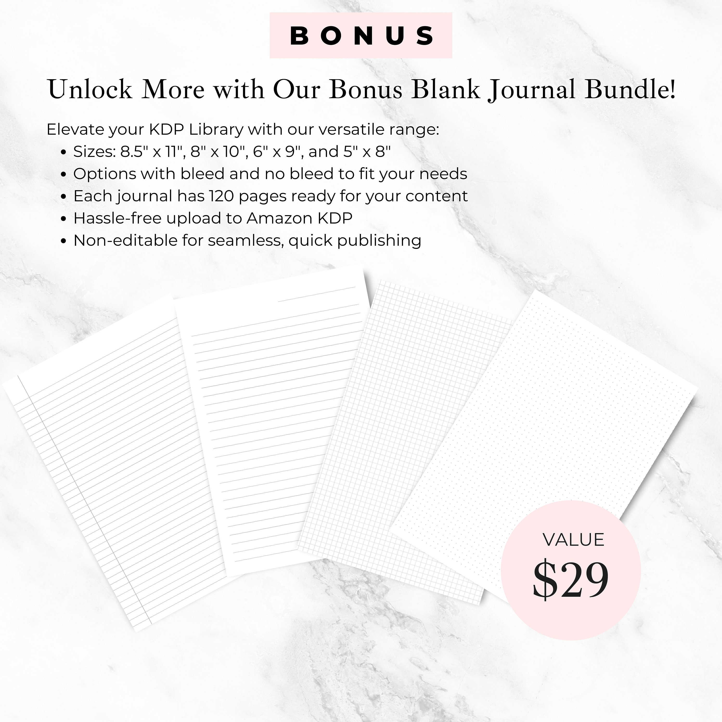 Editable Health & Wellness Journal Bundle 29 Canva Editable Templates ...