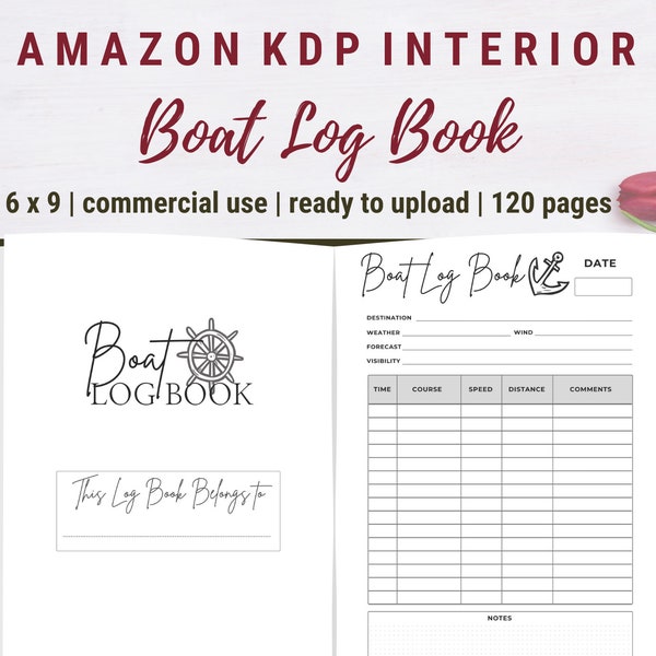 Captains Log Book - Etsy