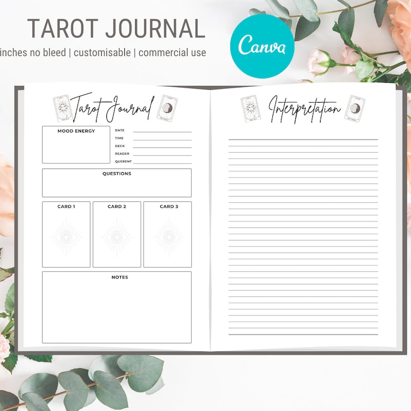 Tarot Journal - Etsy