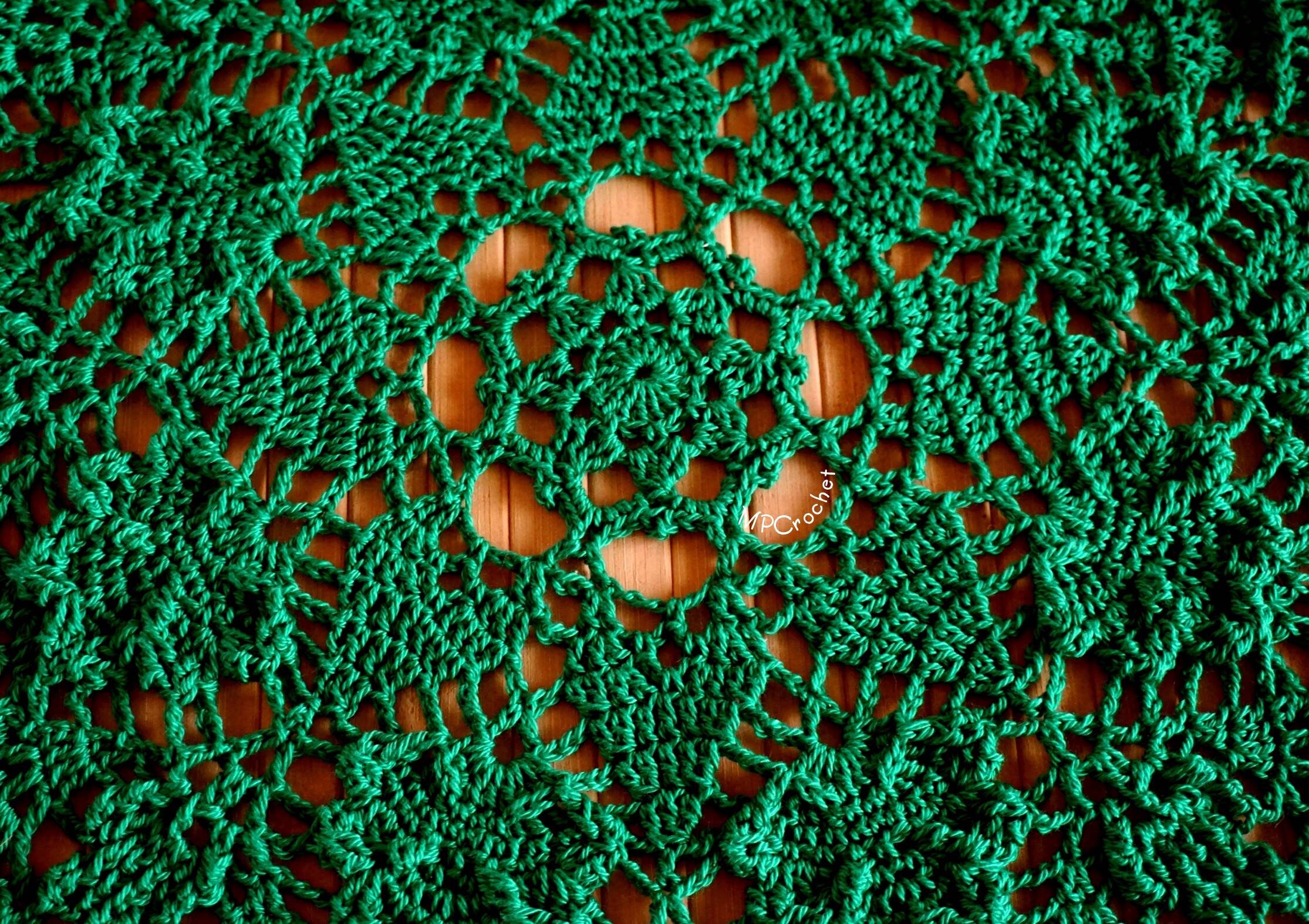 Emerald Green Doily Custom Size, Outdoor Decor Gift, Green Clovers ...