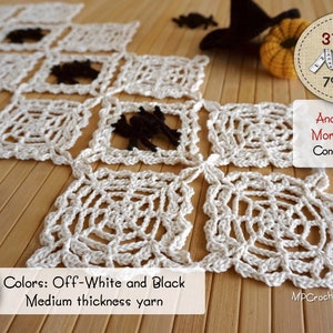 Halloween Cobwebs and Spiders Table Runner, Amazing Spider Webs ...