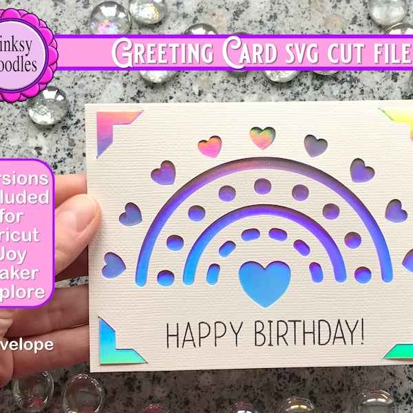 Birthday Card Insert Template - Etsy