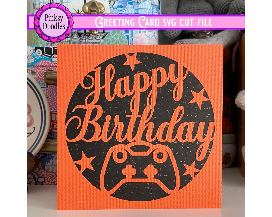 Game Controller Birthday Card Perfect for the Game Lover in Your Life ...