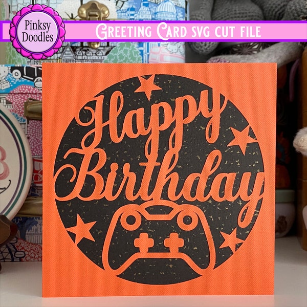 Game Controller Birthday Card - Etsy