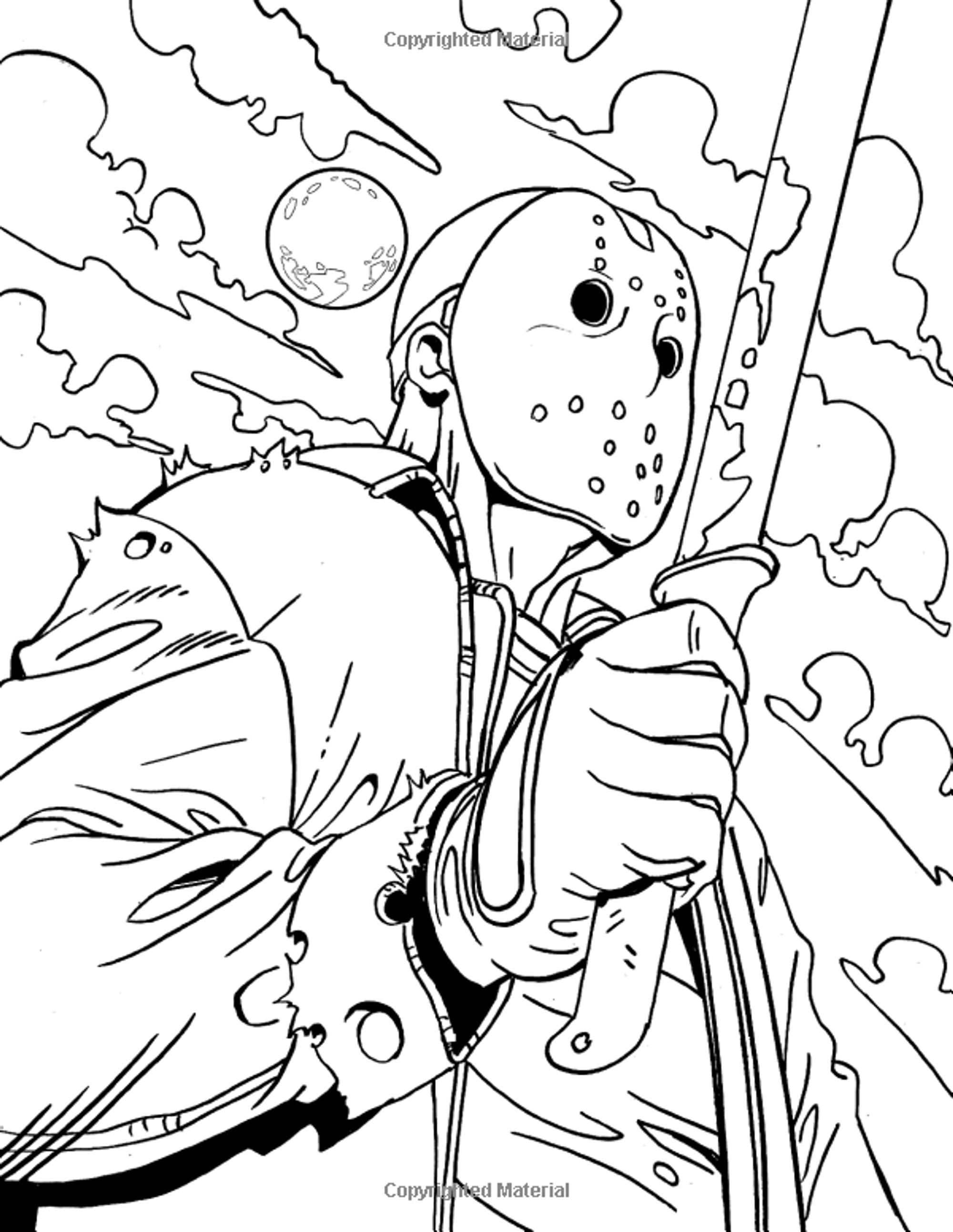 Serial Murder Coloring Pages