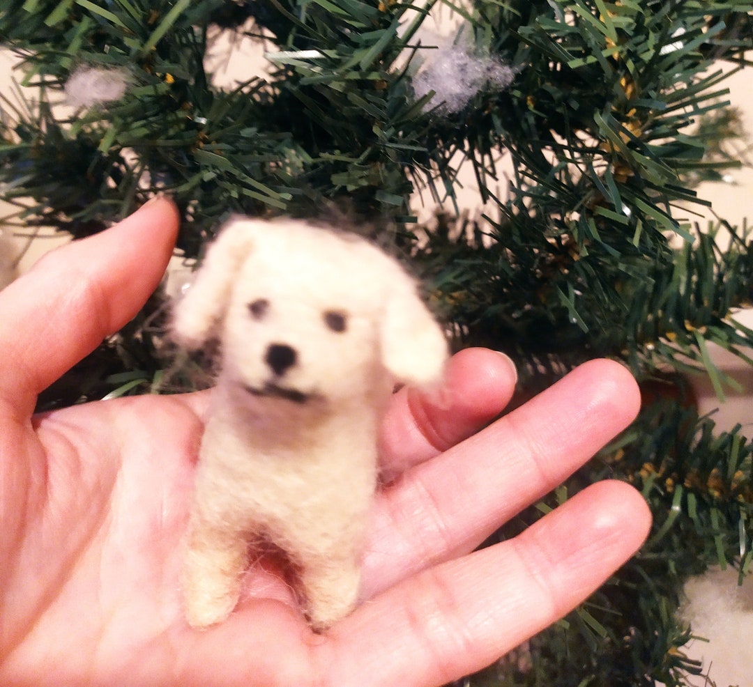 Needle Felted Labrador Retriever Miniature Dog Dollhouse - Etsy
