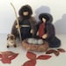 Needle Felted Nativity Scene Set of 4 Pieces - Etsy