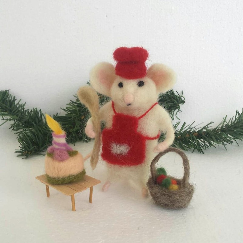 Needle Felt Mouse - Etsy