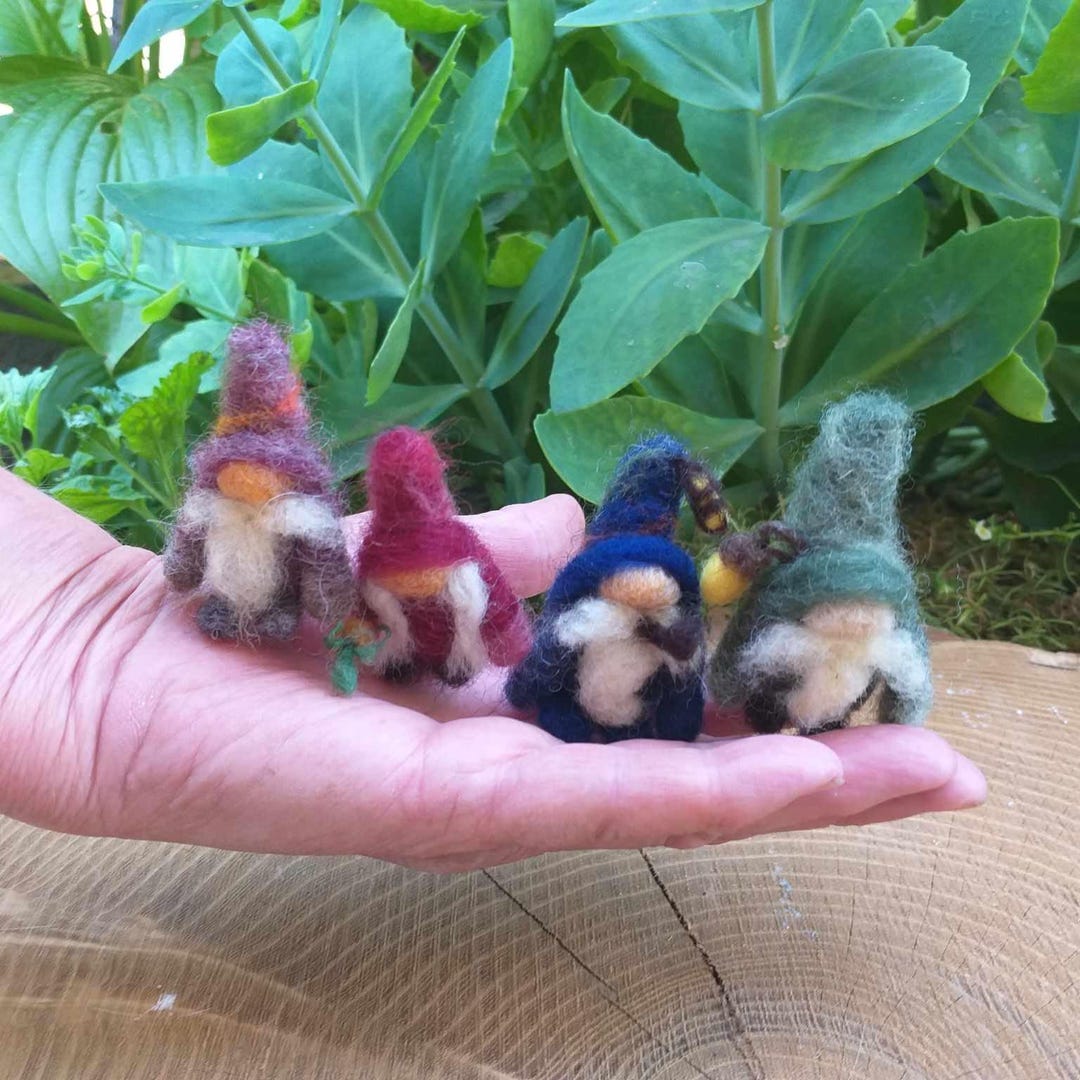 Needle Felting Gnomes Toy Forest Nordic Gnomes Scandinavian Tomte ...