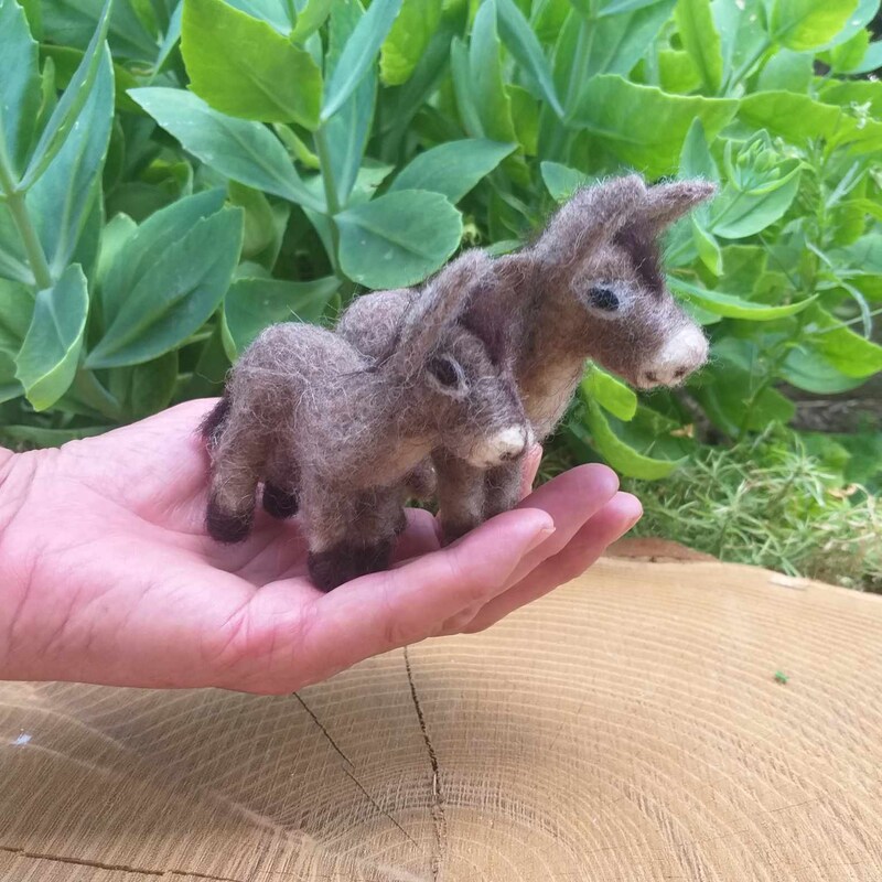 Plush Felt Donkey - Etsy