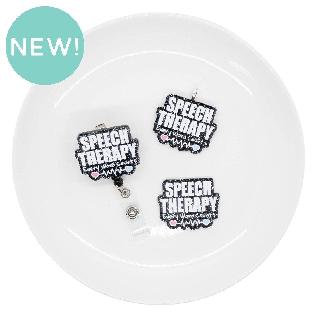 Speech Therapy Every Word Counts Acrylic Accent 44x37mm (package of 1 ...