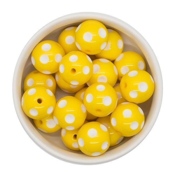 Yellow Polka Dots - Etsy