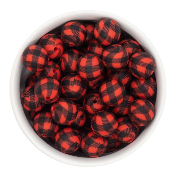Buffalo Check Beads - Etsy