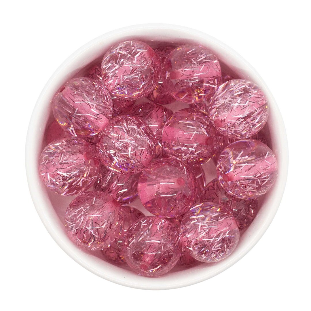 Crepe Translucent Tinsel Beads 20mm - Etsy