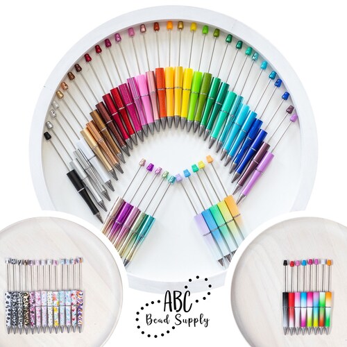 DIY Blank Black Beadable Pens Pen Blanks Custom Pen Beaded - Etsy