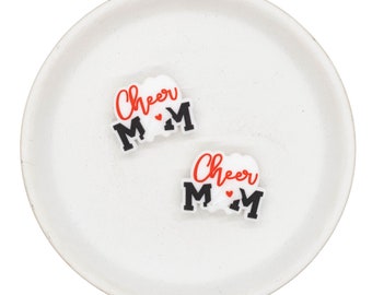 Cheer Mom Silicone Focal Beads Cheer Focal Bead Pen Beads - Etsy