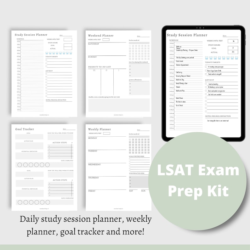 For Law School Applicants, LSAT Study Kit - Exam Preparation Pack ...