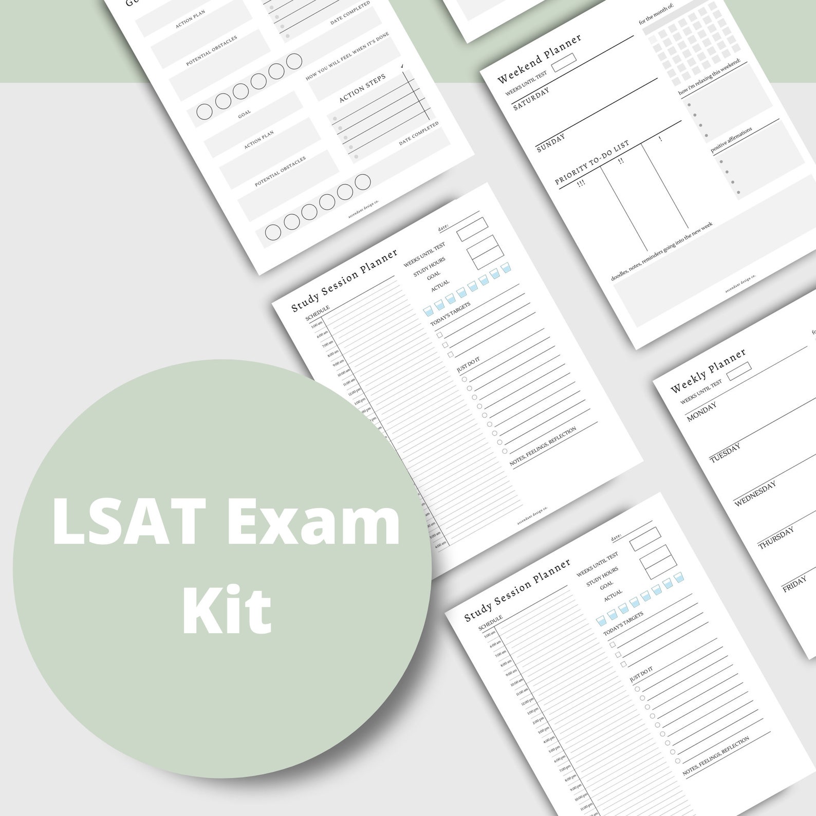 For Law School Applicants, LSAT Study Kit - Exam Preparation Pack ...