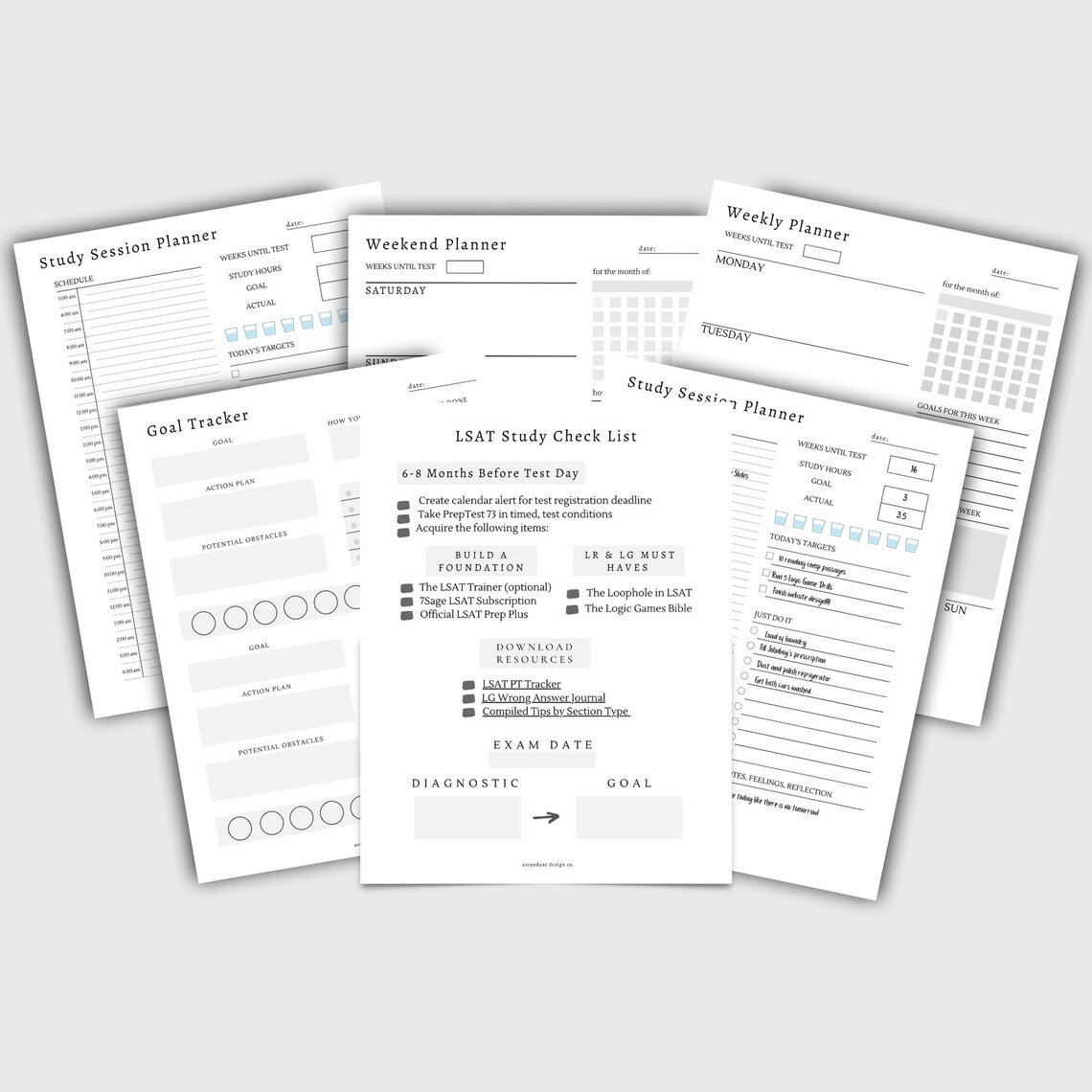 For Law School Applicants, LSAT Study Kit - Exam Preparation Pack ...