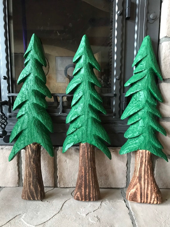 Chainsaw Carving TREE Handcrafted in Oregon DOUGLAS-FIR Wood - Etsy