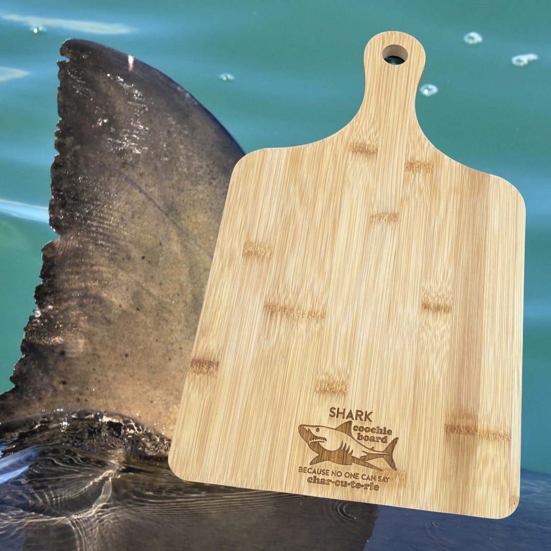 Laser Engraved Shark Coochie Board - Etsy