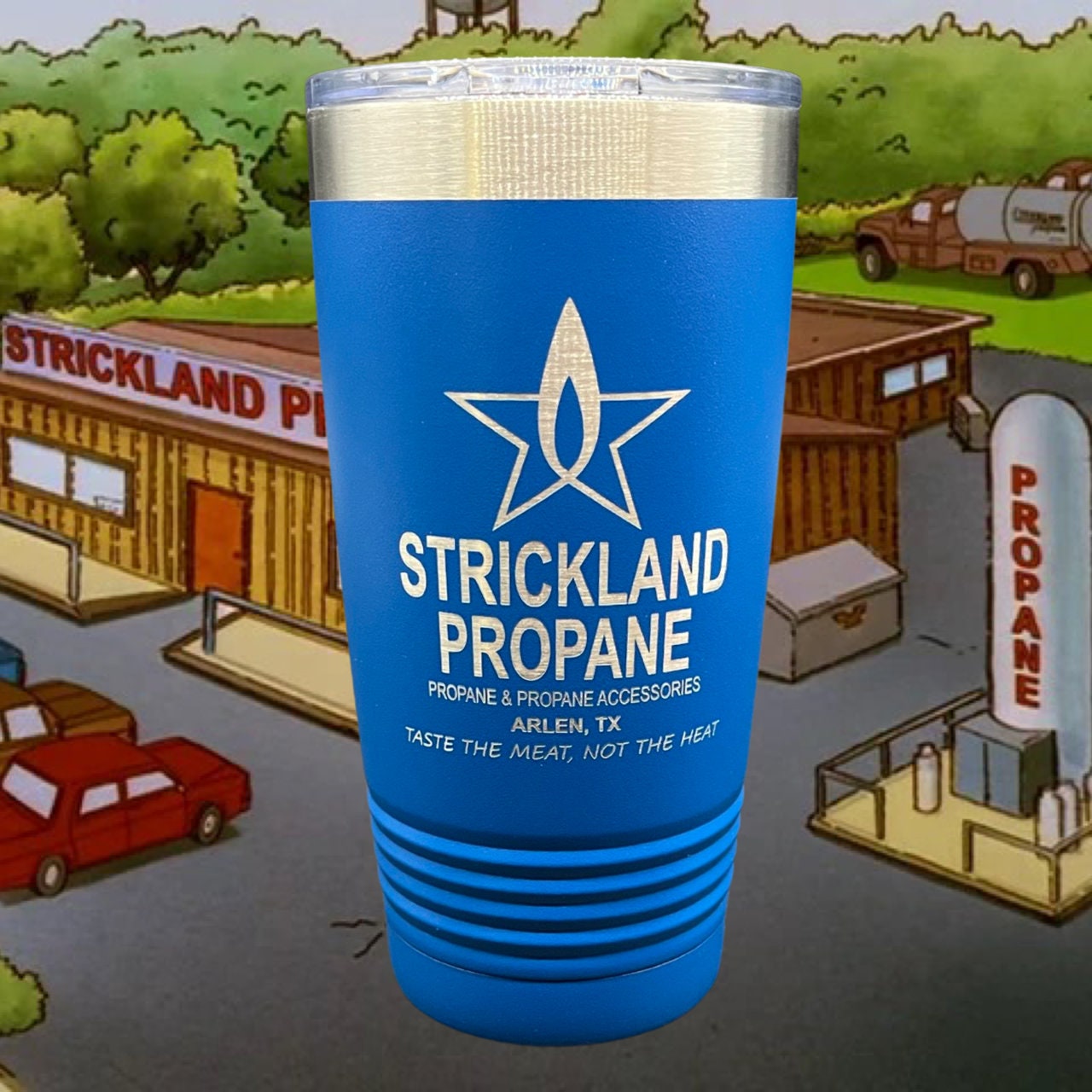 King of the Hill Strickland Propane Tumbler - Etsy