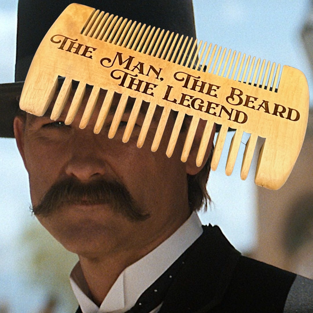 The Man the Myth the Legend Beard Comb - Etsy