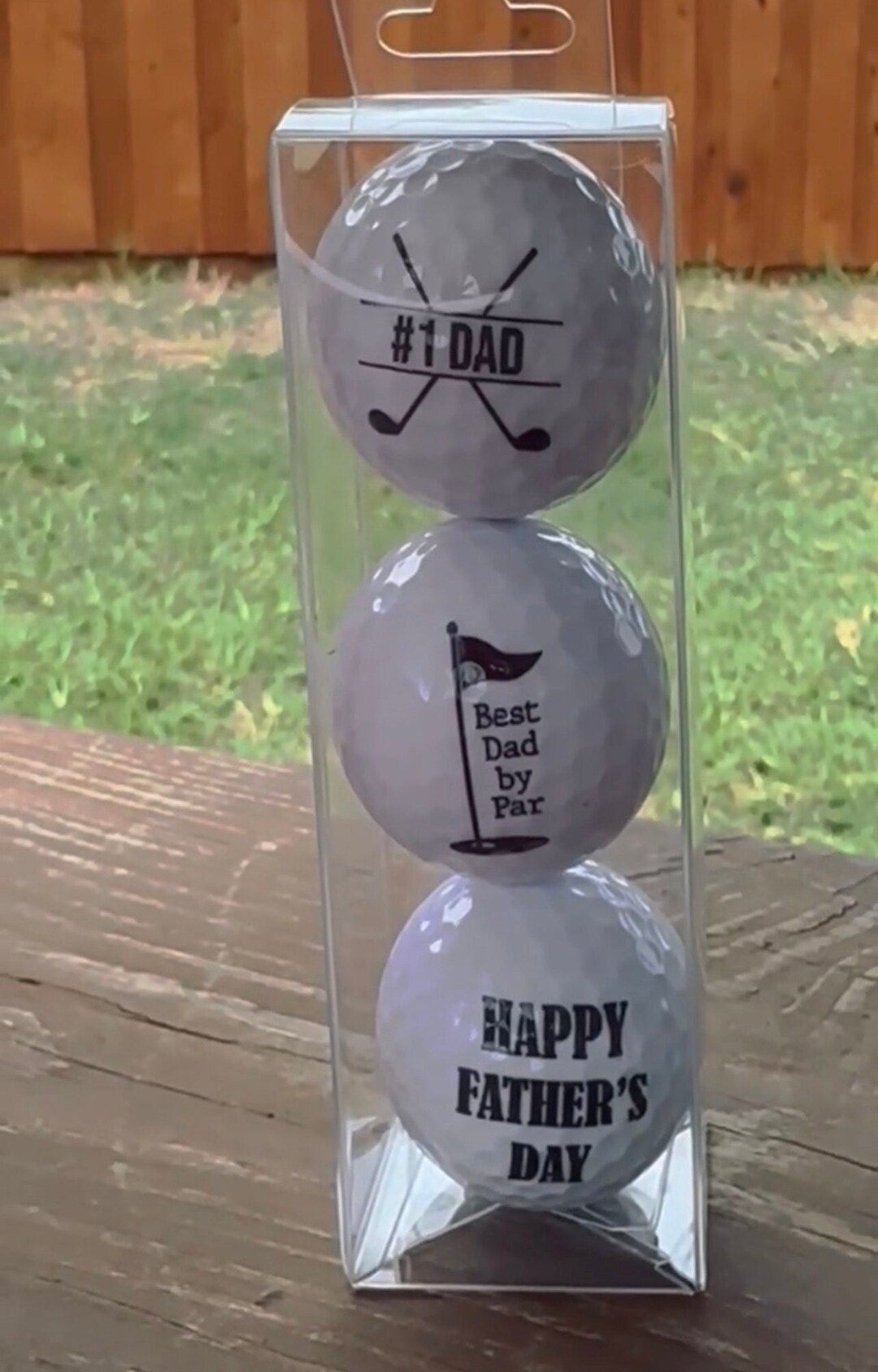 3 Pack Fathers Day Golf Balls - Etsy