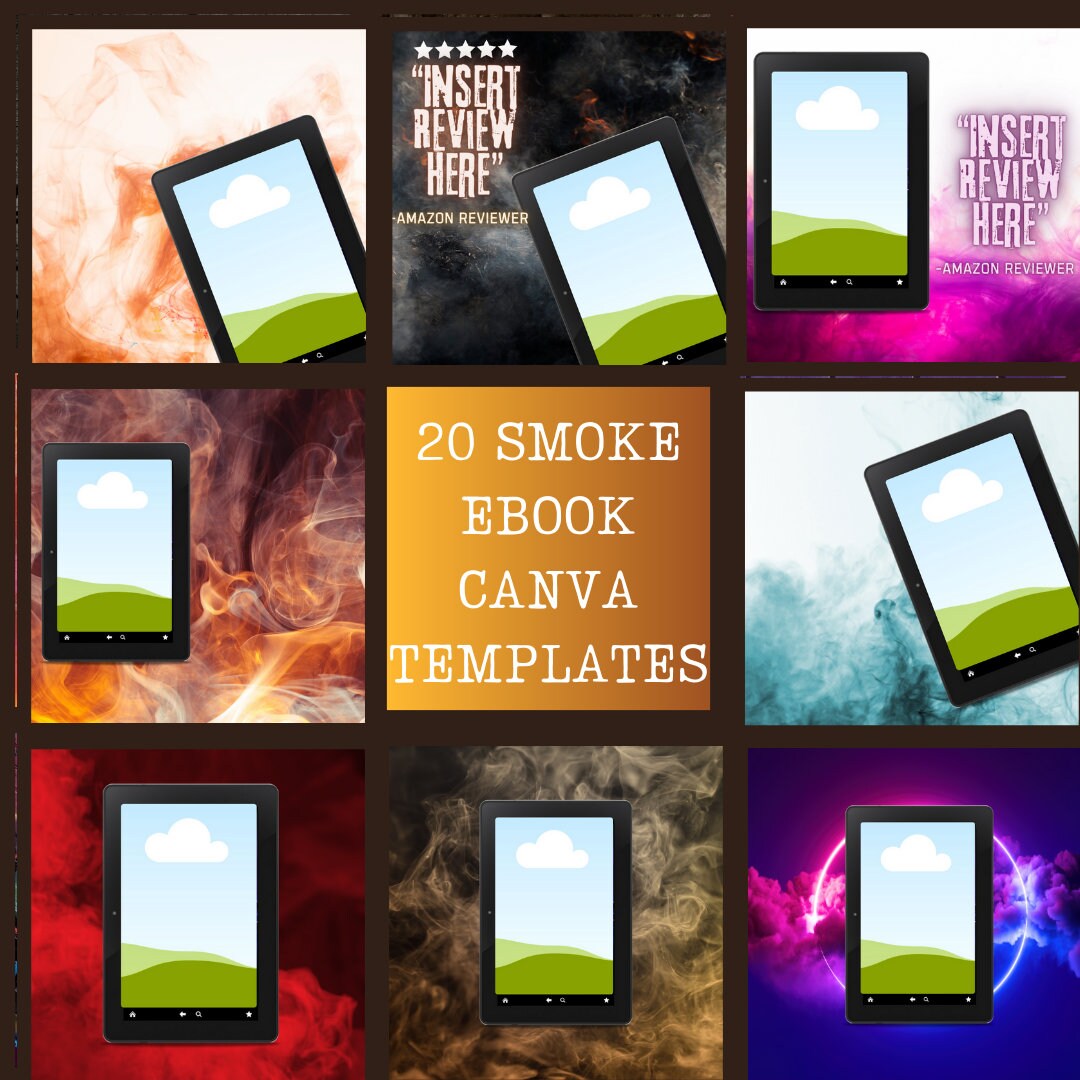 Urban Fantasy SMOKE Canva Templates for Instagram, Facebook, Social ...