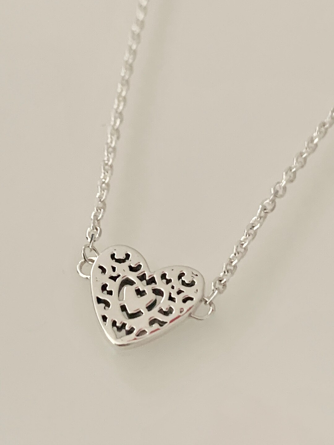 Chavin Ladies Exotic 925 Pulsera de corazón de filigrana de plata de ...