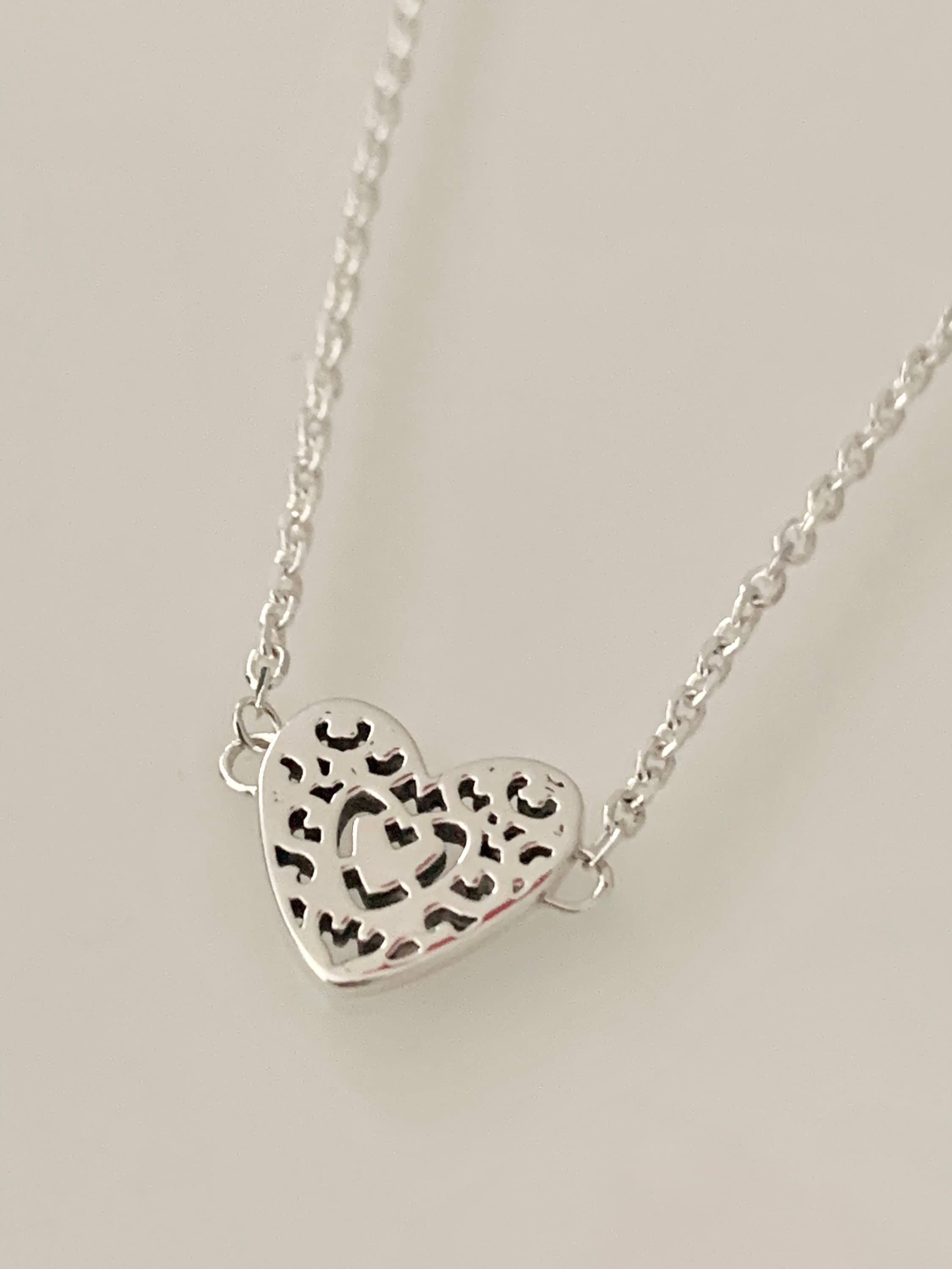 Chavin Ladies Exotic 925 Pulsera de corazón de filigrana de plata de ...