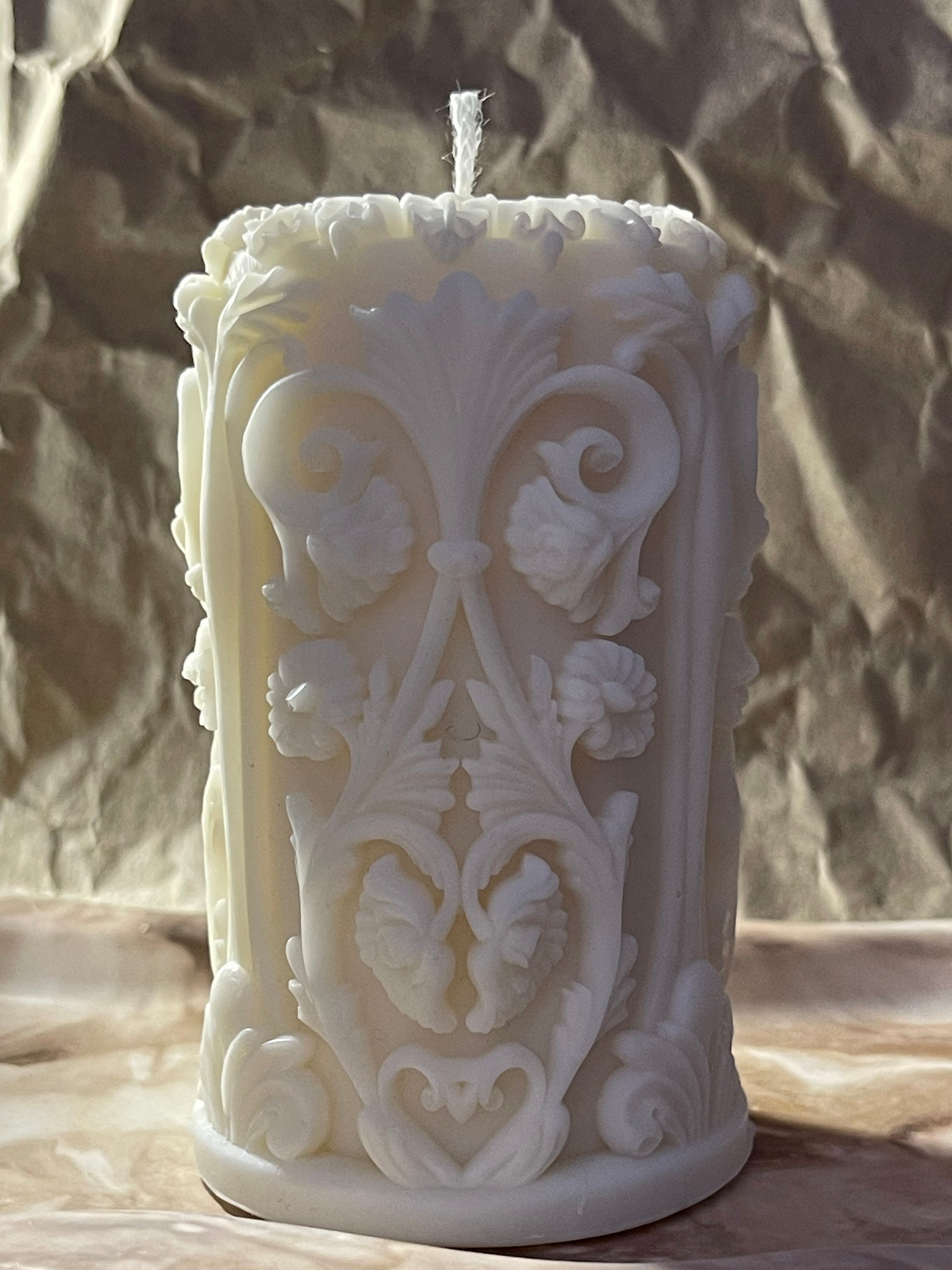 Ornate Baroque Candles - Set of 2 - Gothic Home Decor - Etsy