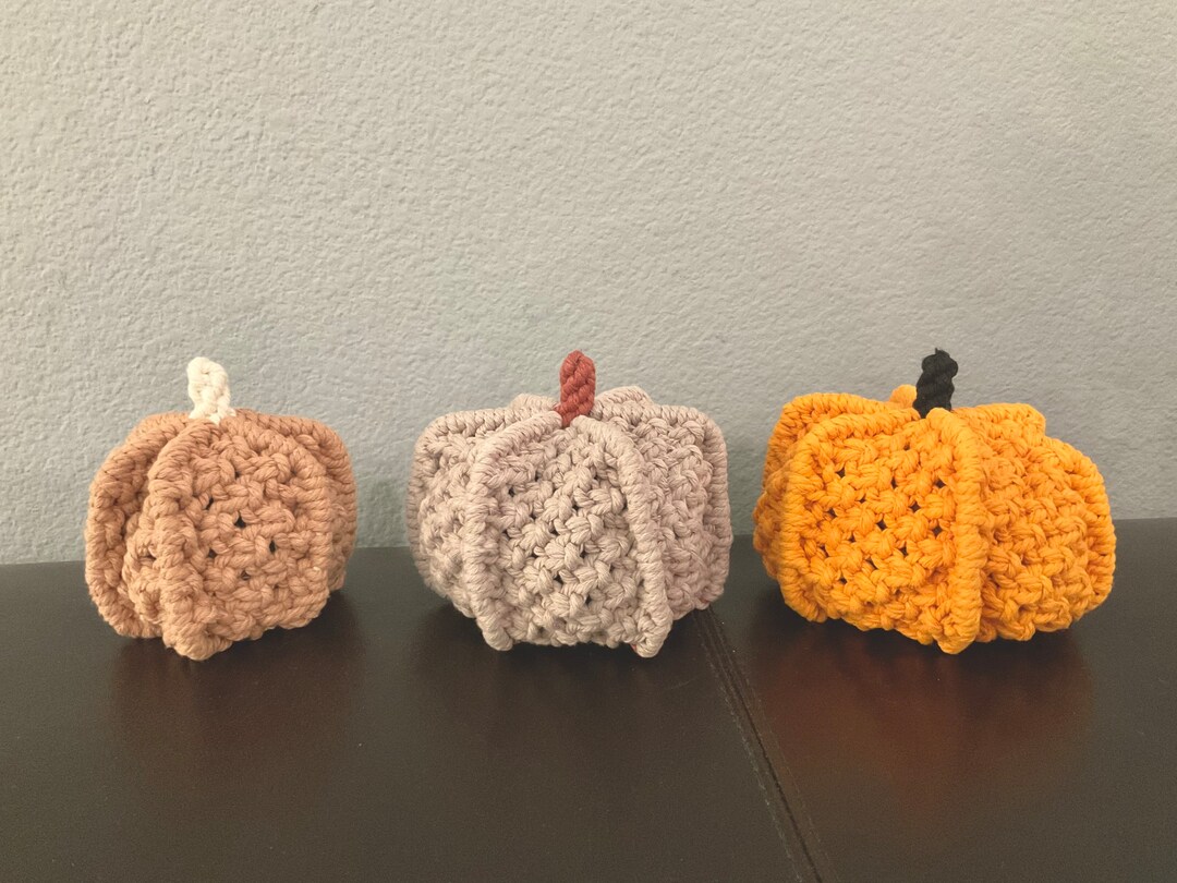 Macrame Pumpkins | Fall Decor Pumpkins | Halloween Decorations ...
